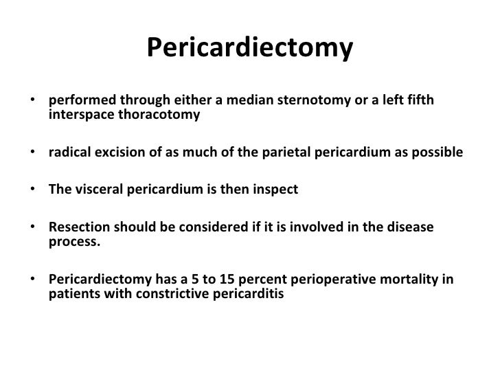 Pericardial Disease
