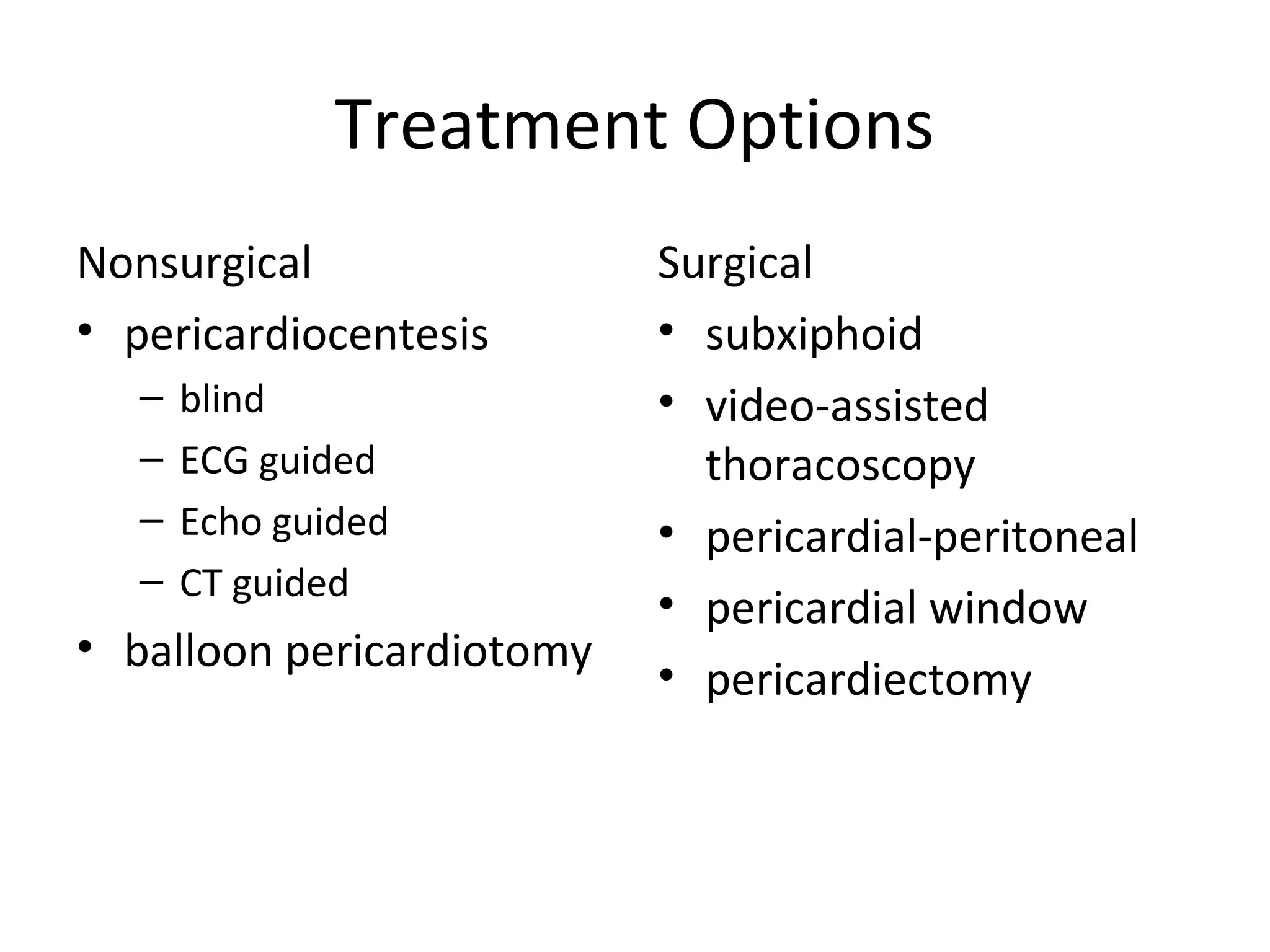 Pericardial compressive syndromes | PPT