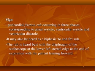Pericardial disease | PPT