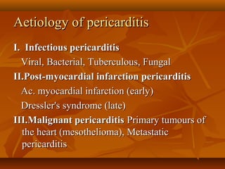 Pericardial disease | PPT