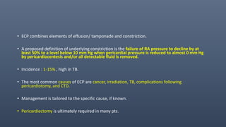 Pericardial diseases 2 | PPTX