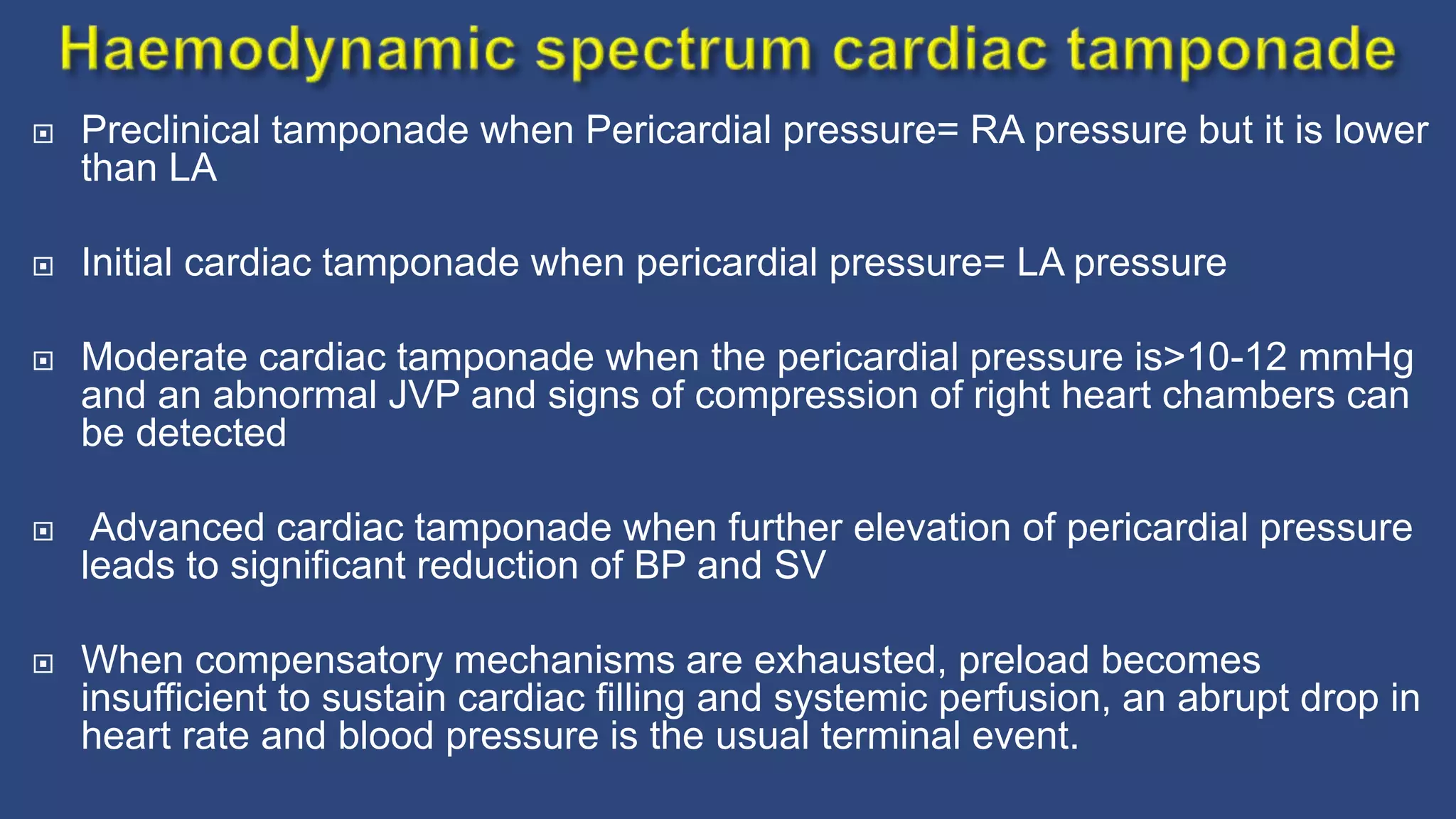Pericardial diseases 2020 final | PPTX