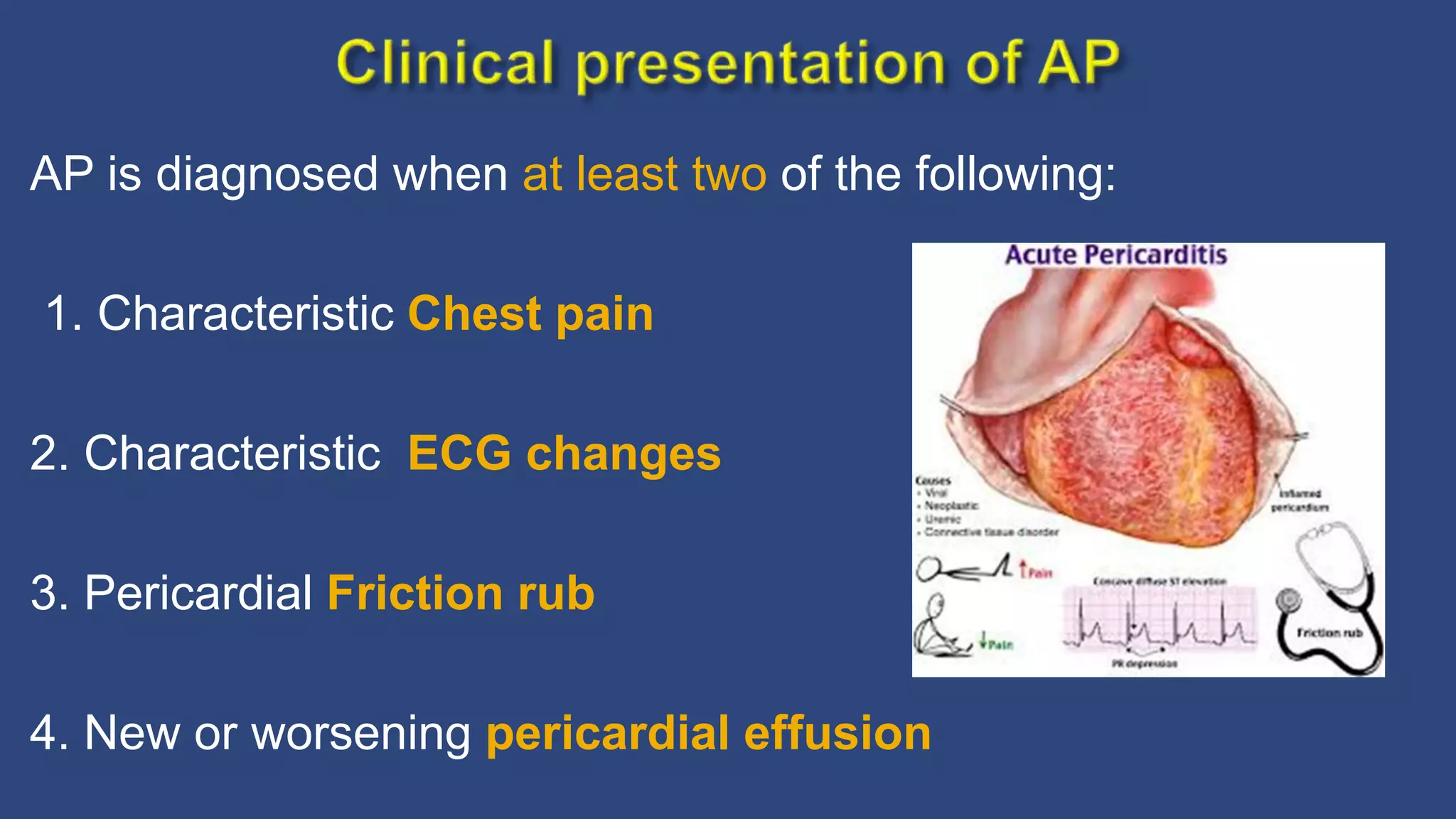 Pericardial diseases 2020 final | PPTX