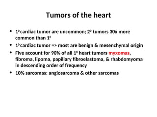 Pericardial disease & tumors of the heart.ppt