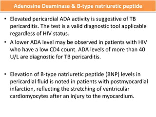 Pericardial fluid examination | PPTX