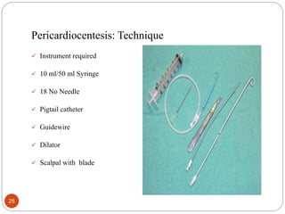 Pericardiocentesis | PPTX