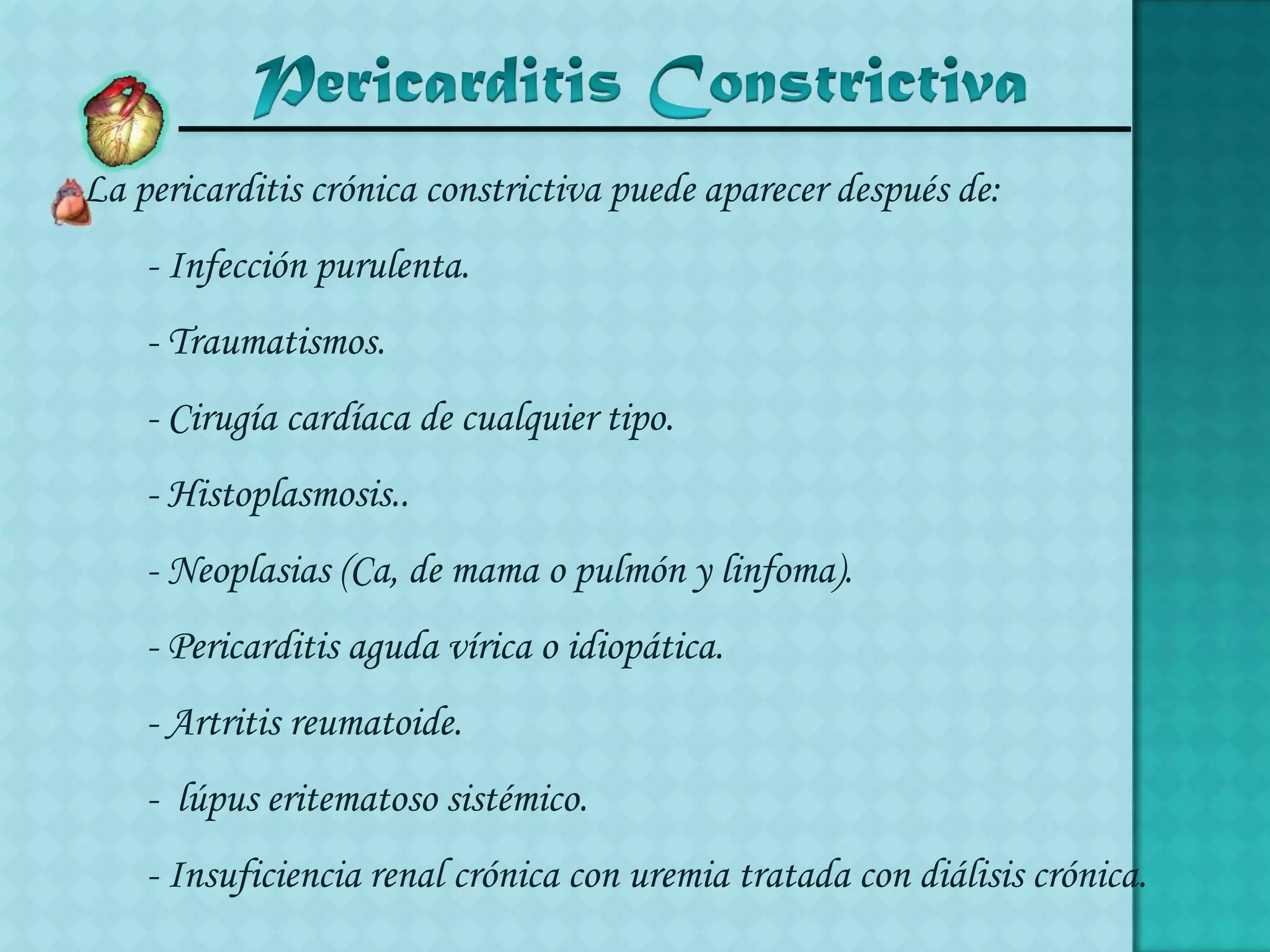 Pericarditis | PPTX
