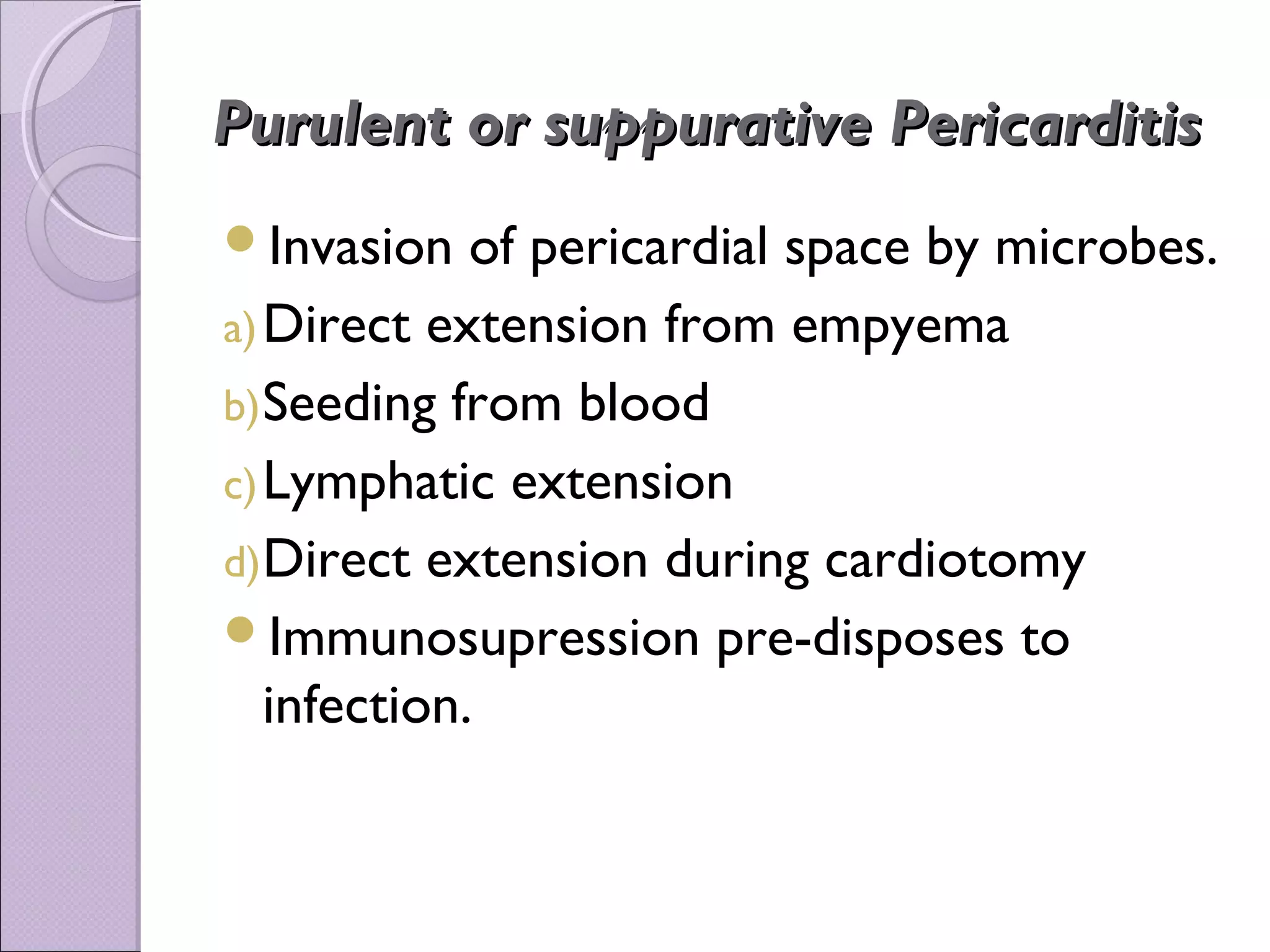Pericarditis | PPT