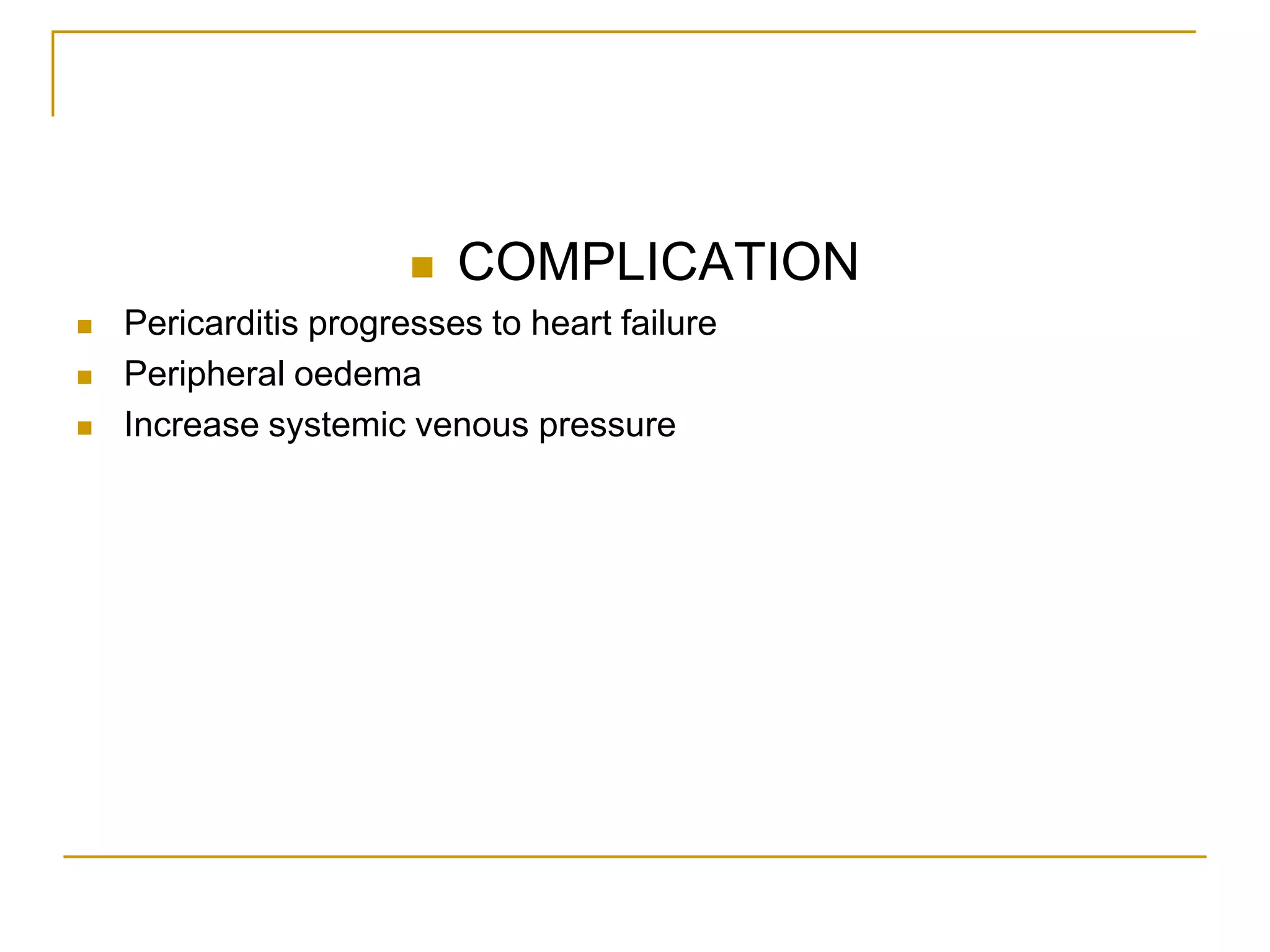 Pericarditis | PPTX