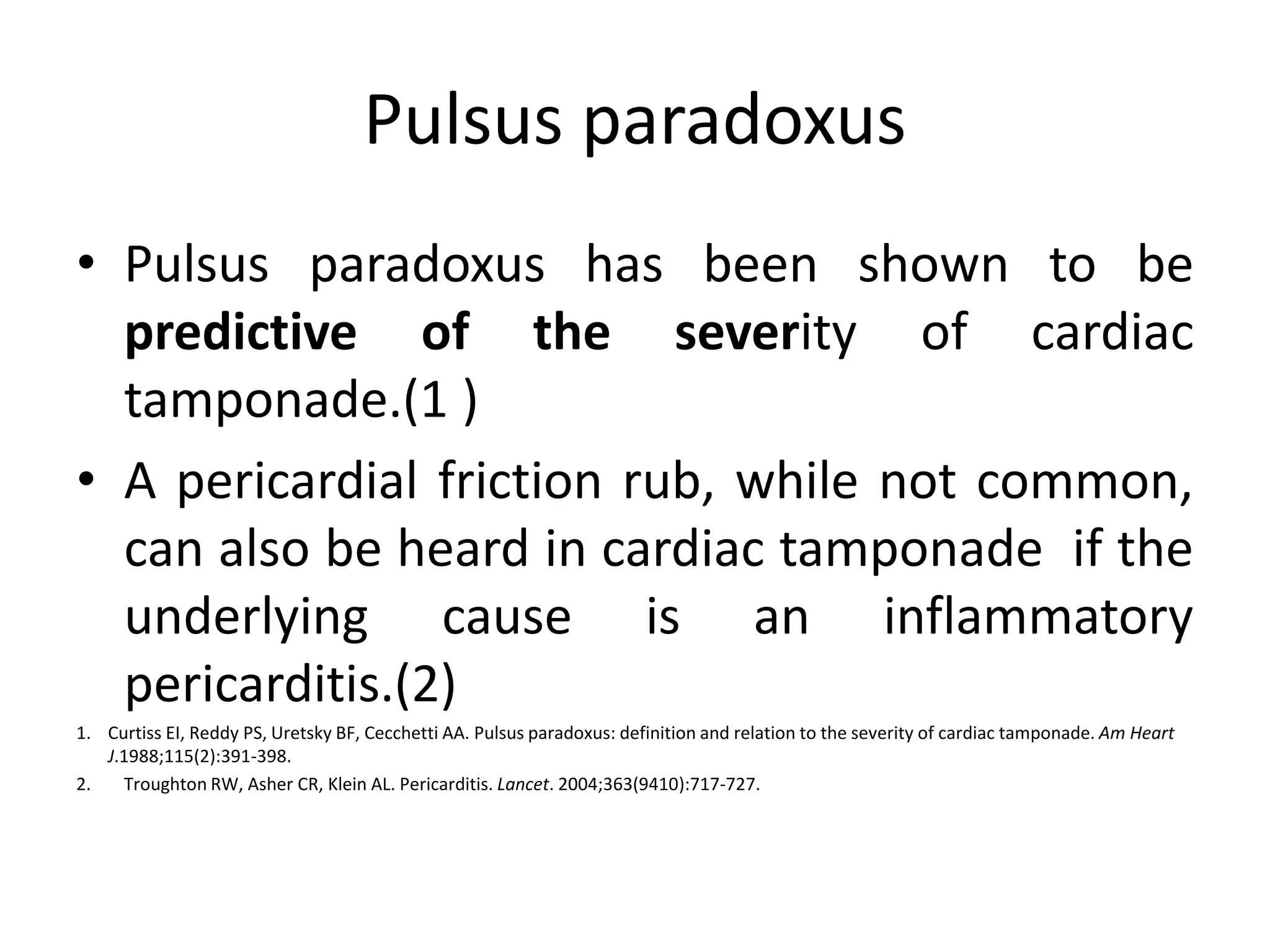 Pericarditis | PPTX