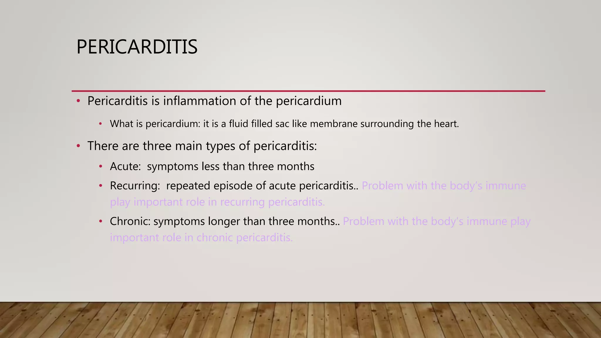Pericarditis | PPT
