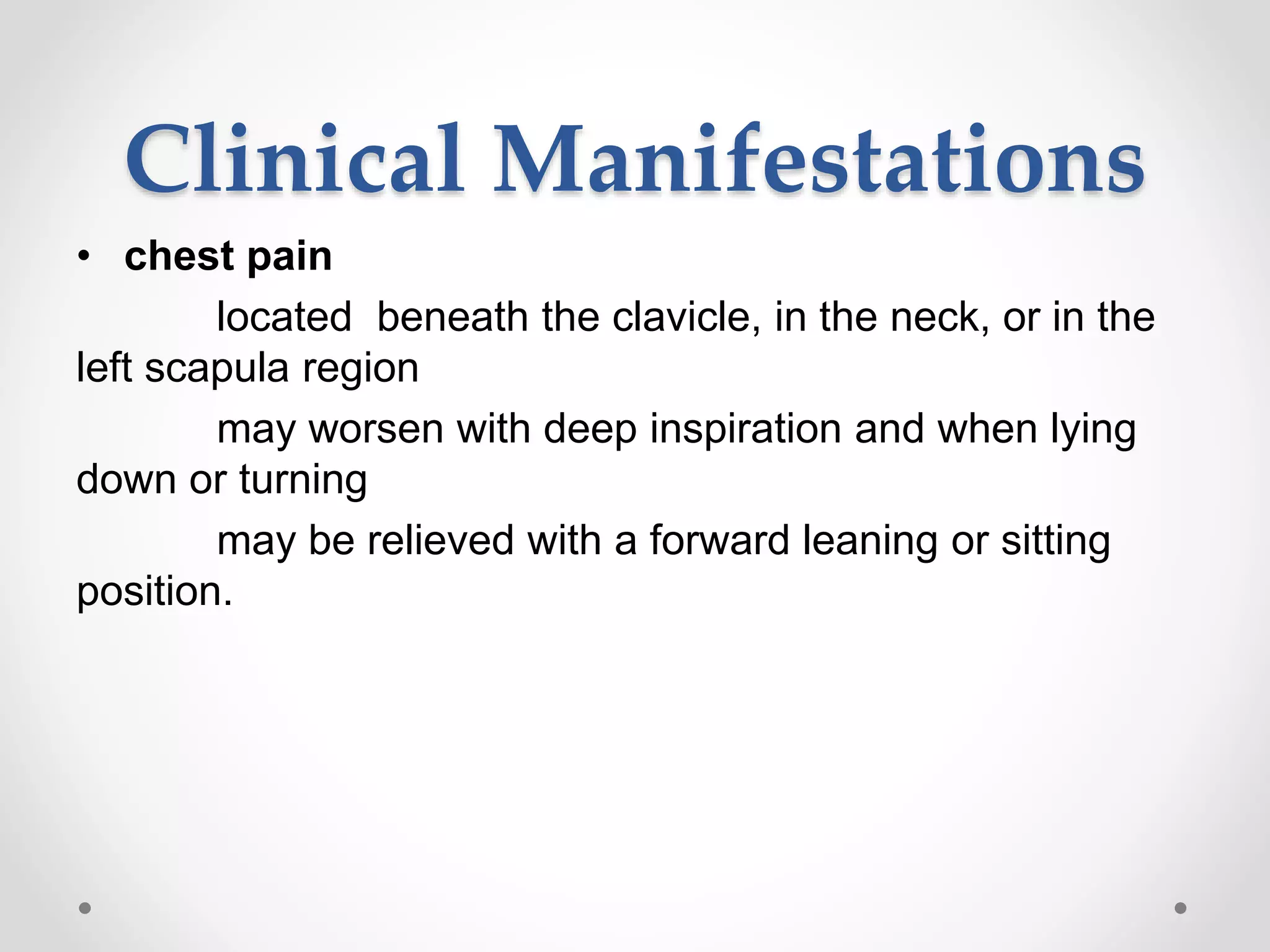 Pericarditis | PPTX