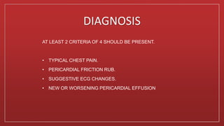 Pericarditis | PPTX