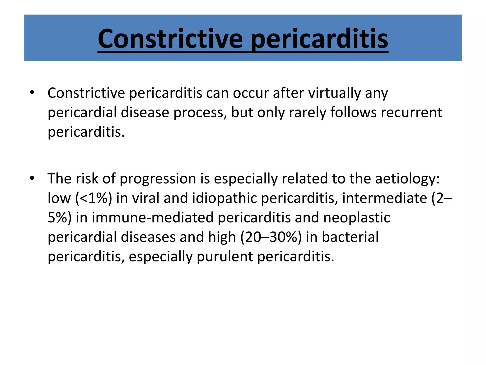 Pericarditis | PPTX