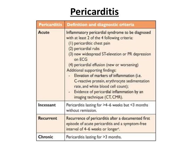Pericarditis