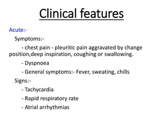 Pericarditis | PPTX