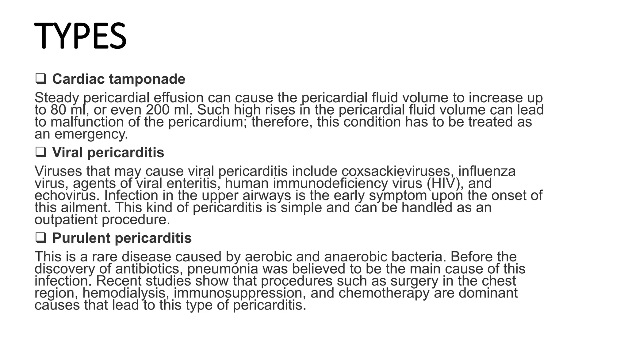 Pericarditis | PPTX