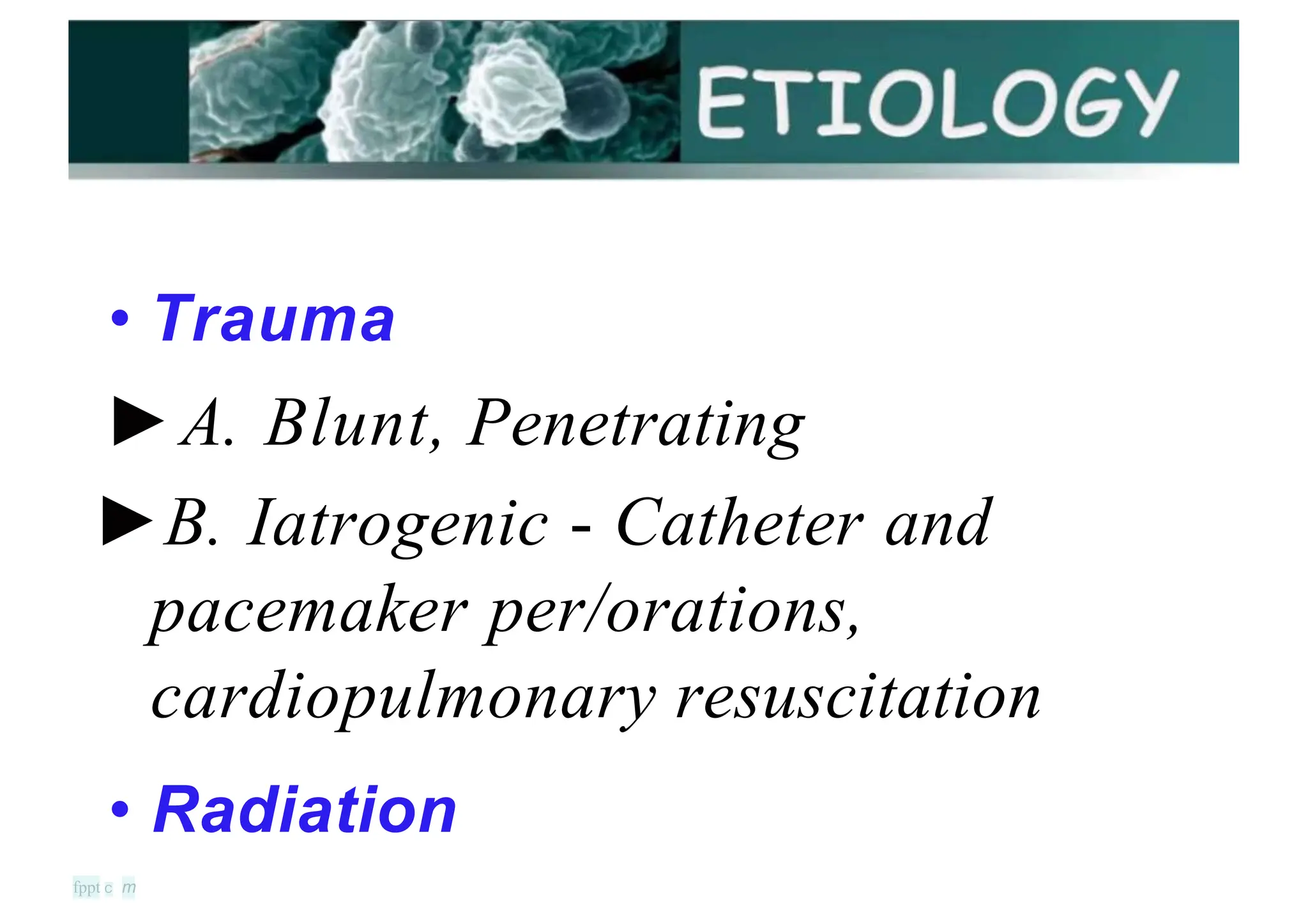 Pericarditis is inflammation of the pericardium (the fibrous sac ...