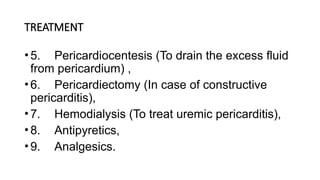 PERICARDITIS introduction and management.pptx