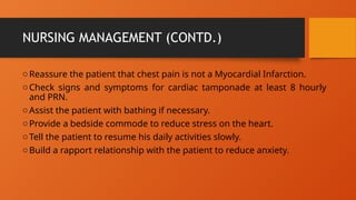 PERI CARDITIS - for Nursing Students -! | PPTX