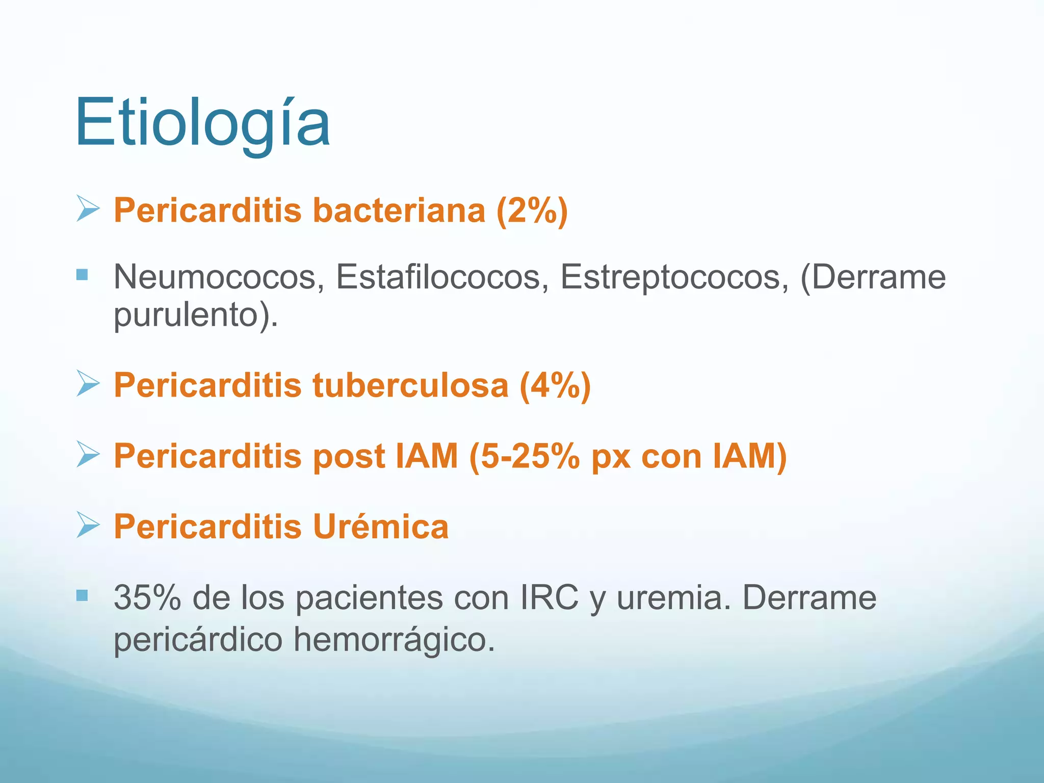 Pericarditis aguda | PPTX