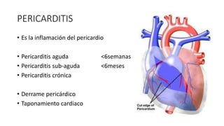 Pericarditis CLINICA TRATAMIENTO | PPTX