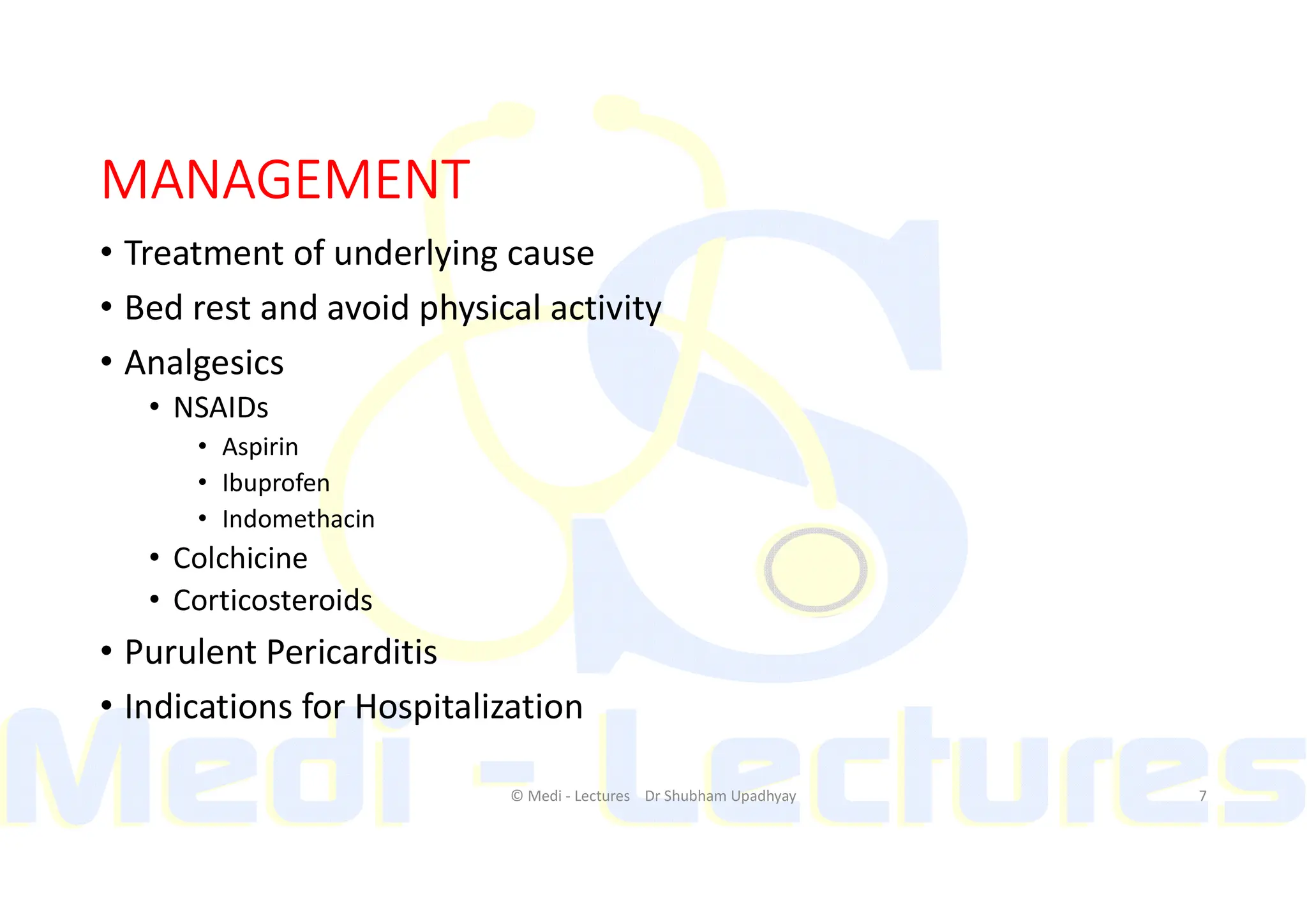 An approach to Pericarditis and is management | PDF