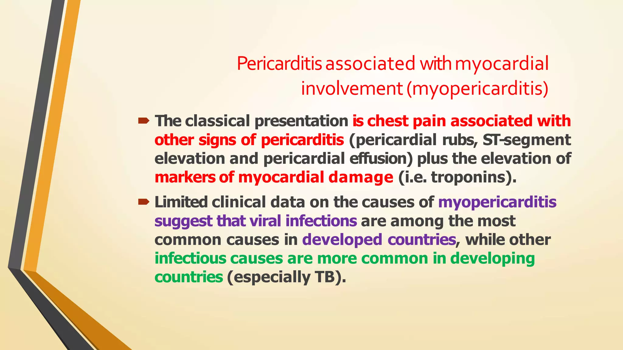 Pericarditis & Tamponade (1).pptx