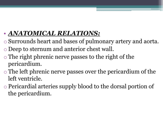 Anatomy of Pericardium | PPTX