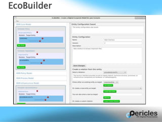 PERICLES Ecosystem Modelling (NCDD use case) - Acting on Change 2016 | PPT