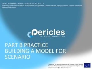 PERICLES Building Digital Ecosystem Models - ‘Eye of the Storm ...