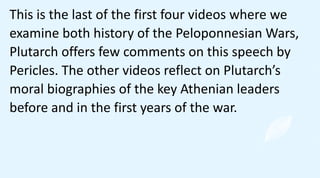 Pericles Funeral Oration & Plague, Lincoln Gettysburg Address ...
