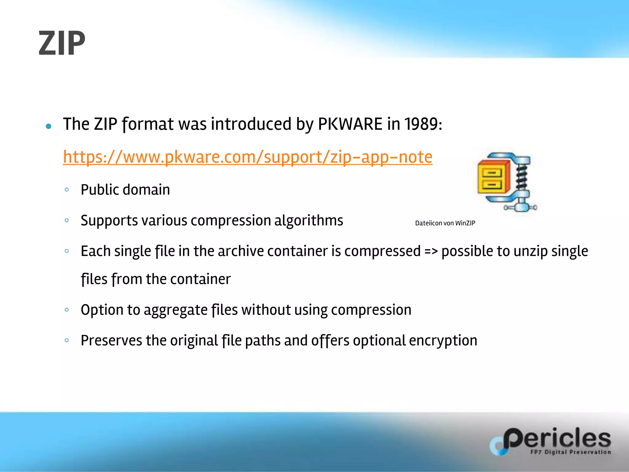 PERICLES Information Packaging Techniques | PPTX