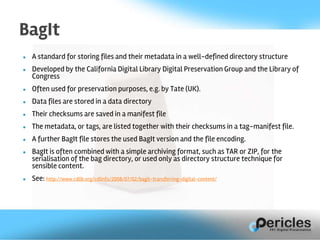 PERICLES Information Packaging Techniques | PPTX