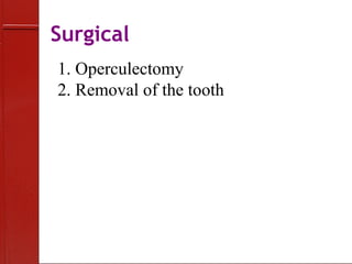 Pericoronitis | PPT