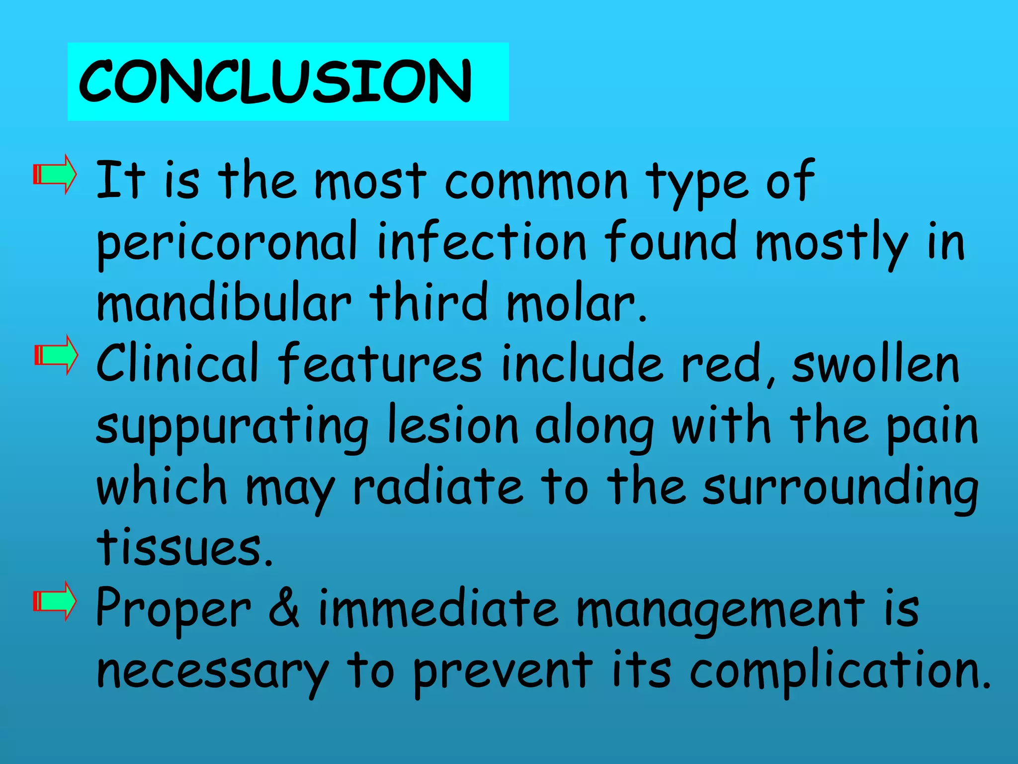 Pericoronitis | PPTX
