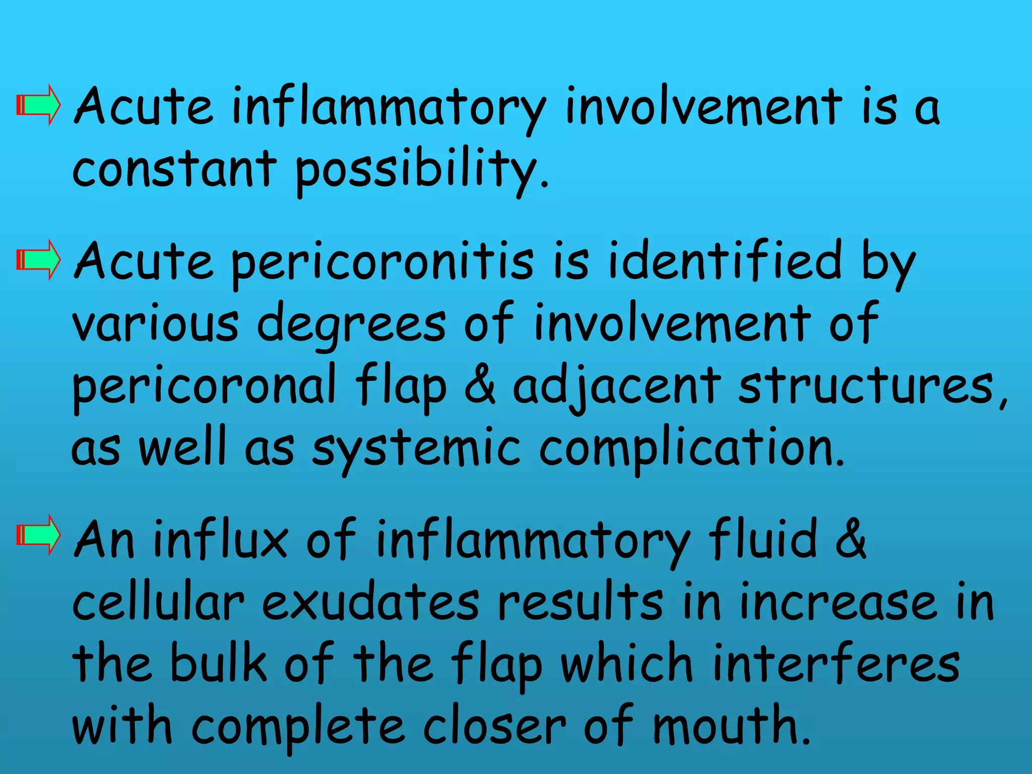Pericoronitis | PPTX