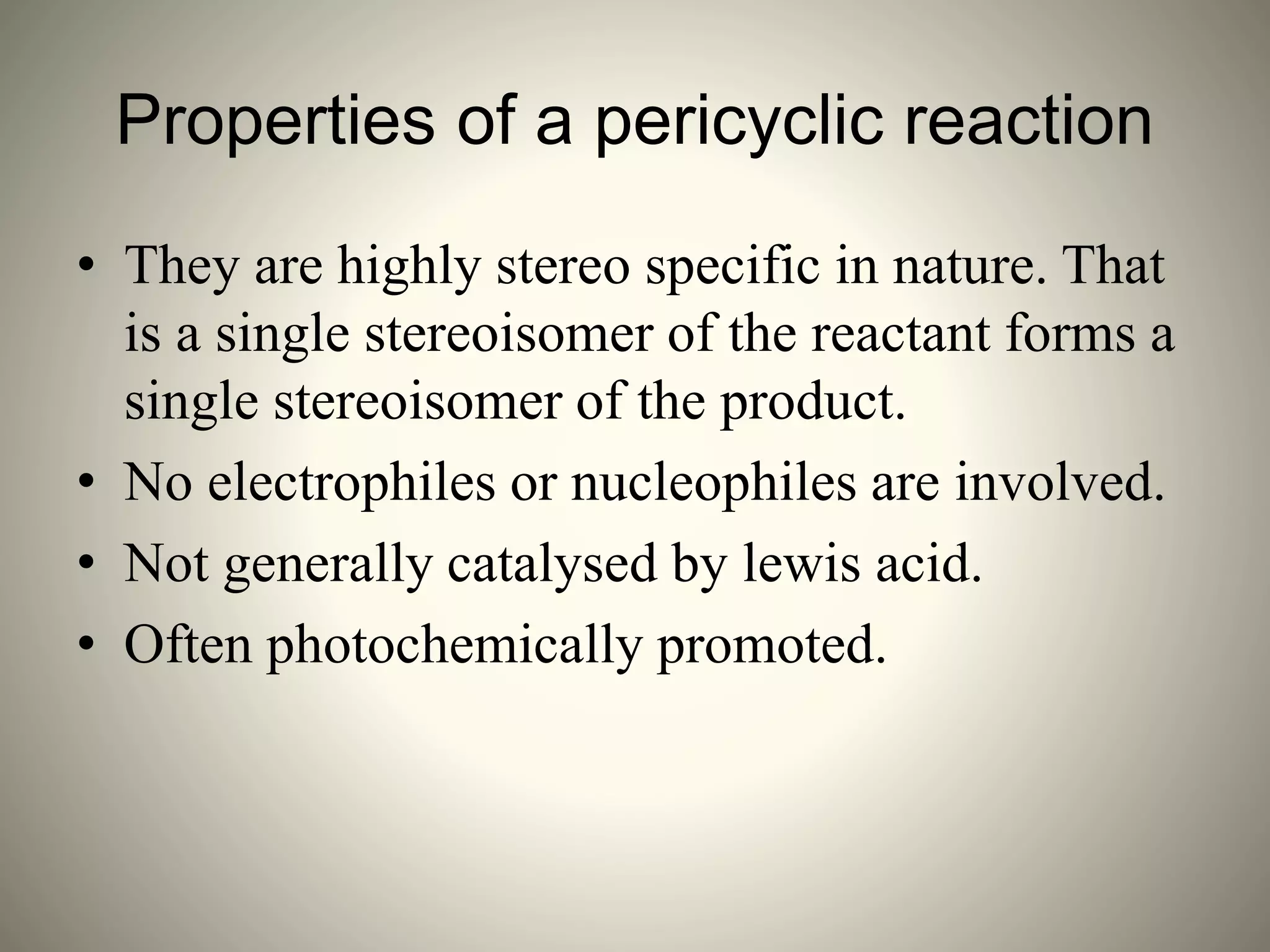 Pericyclic reaction | PPTX