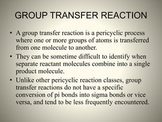 Pericyclic reaction | PPTX