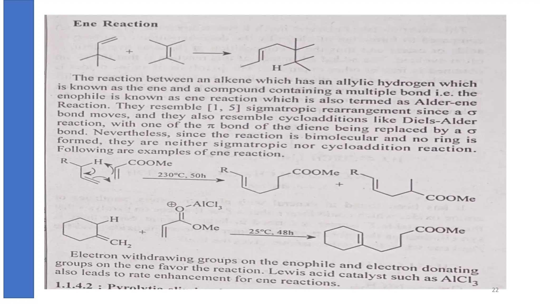 Pericyclic reaction - Classification, stereochemistry | PPT