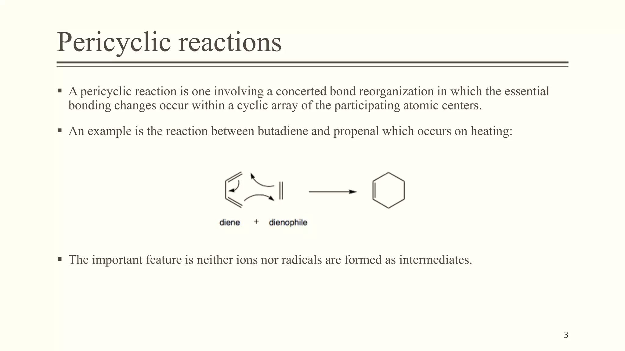 Pericyclic reactions | PPTX