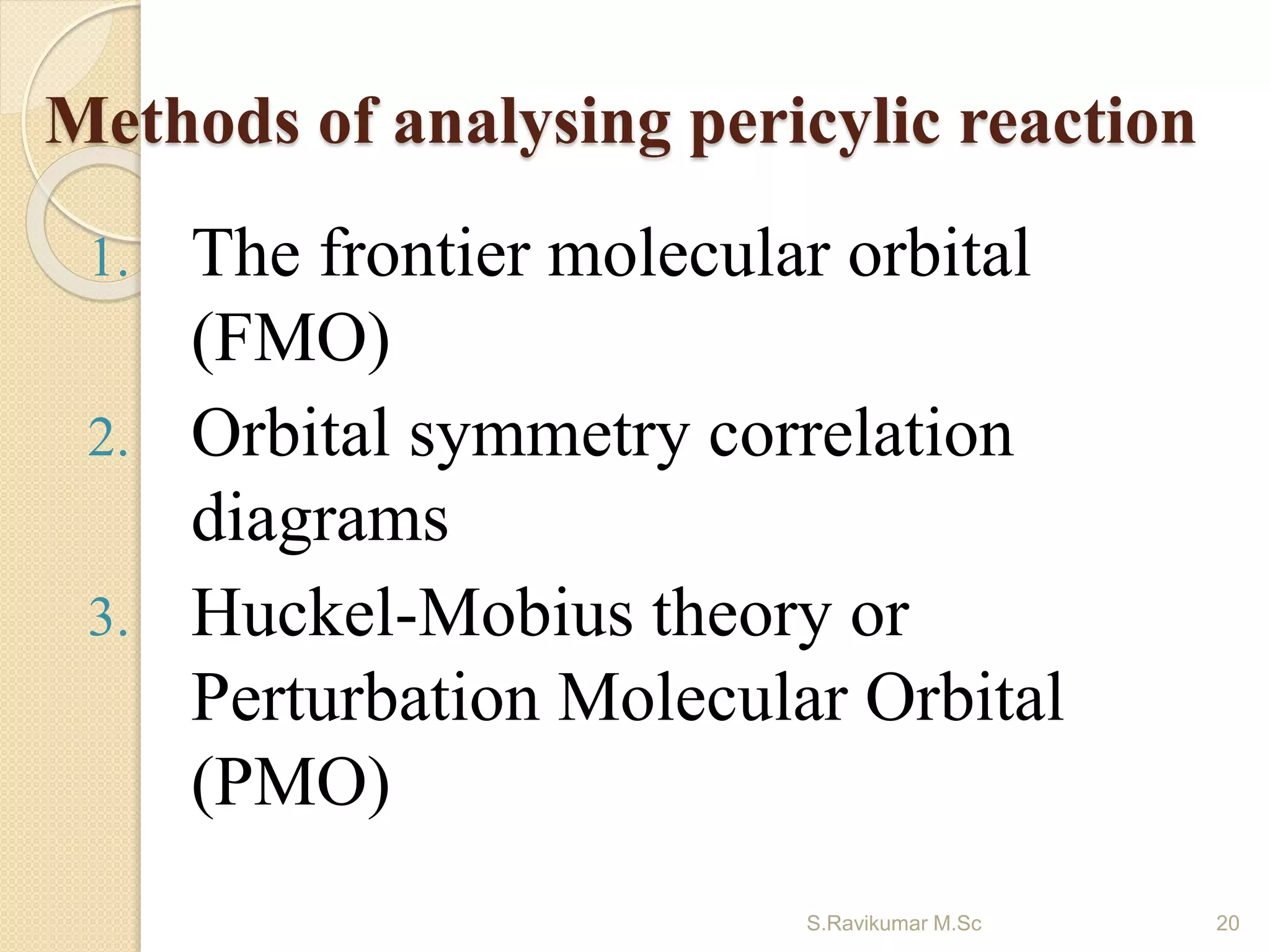 Pericyclic reactions | PPTX