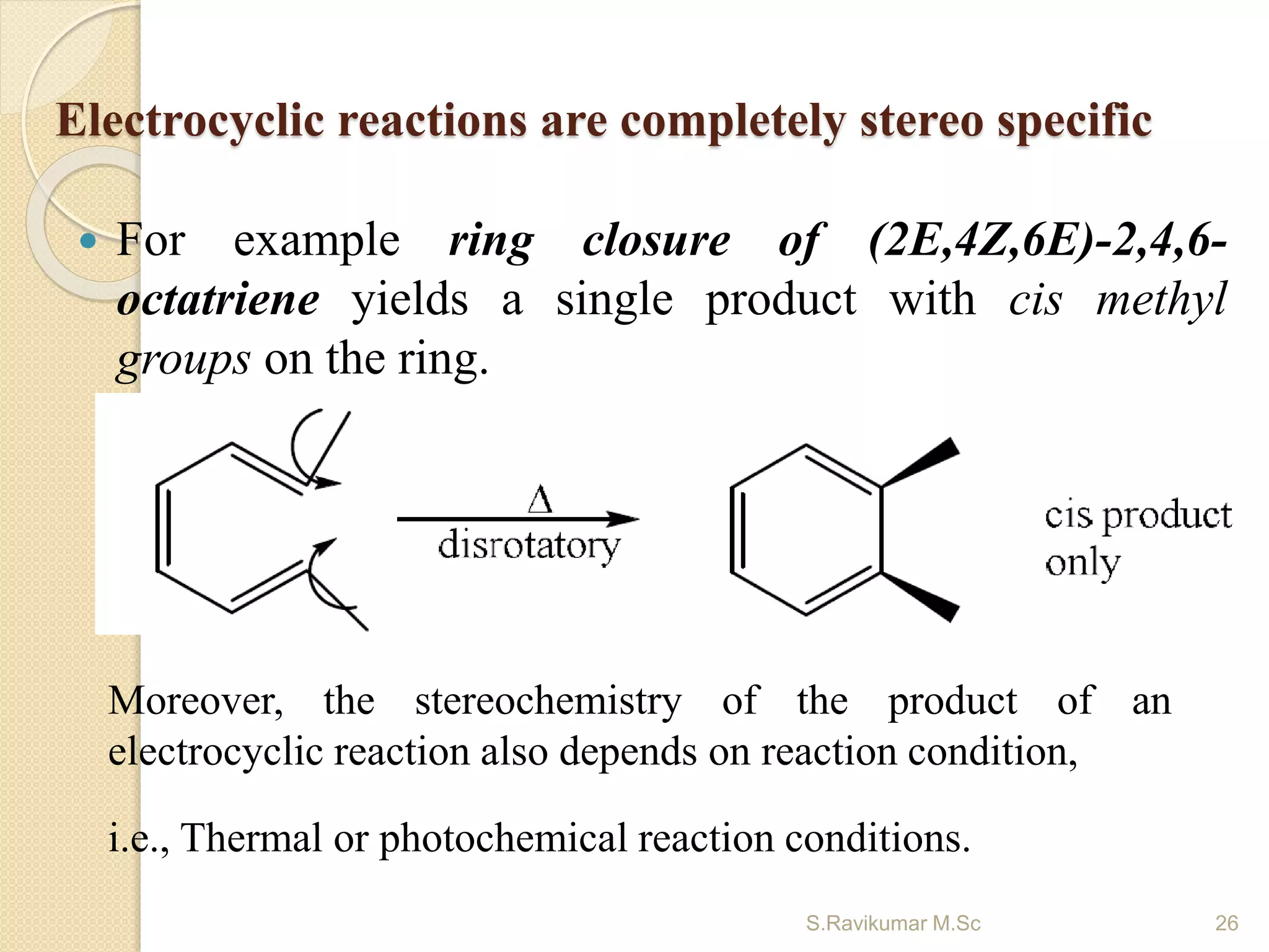 Pericyclic reactions | PPTX