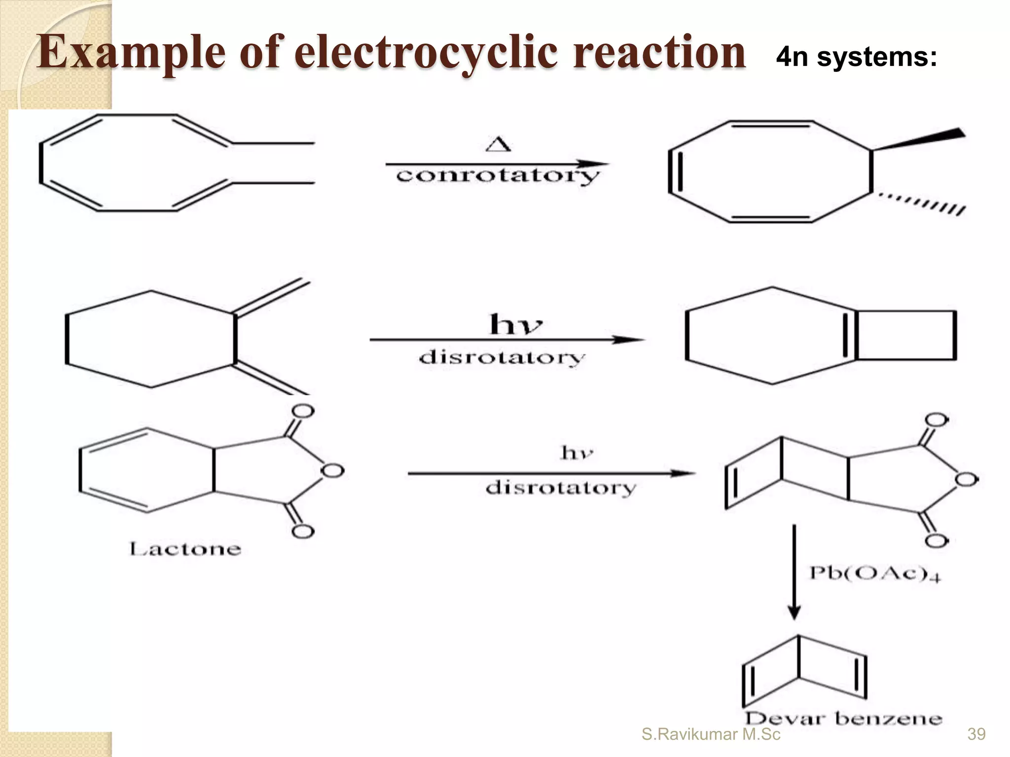 Pericyclic reactions | PPTX
