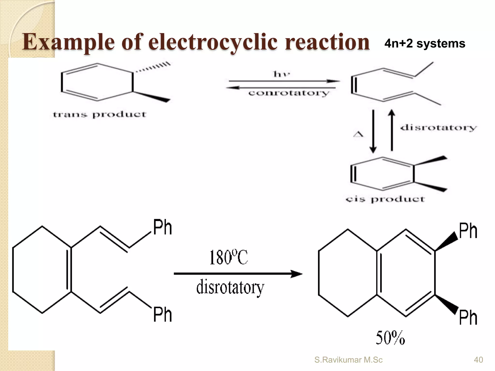 Pericyclic reactions | PPTX