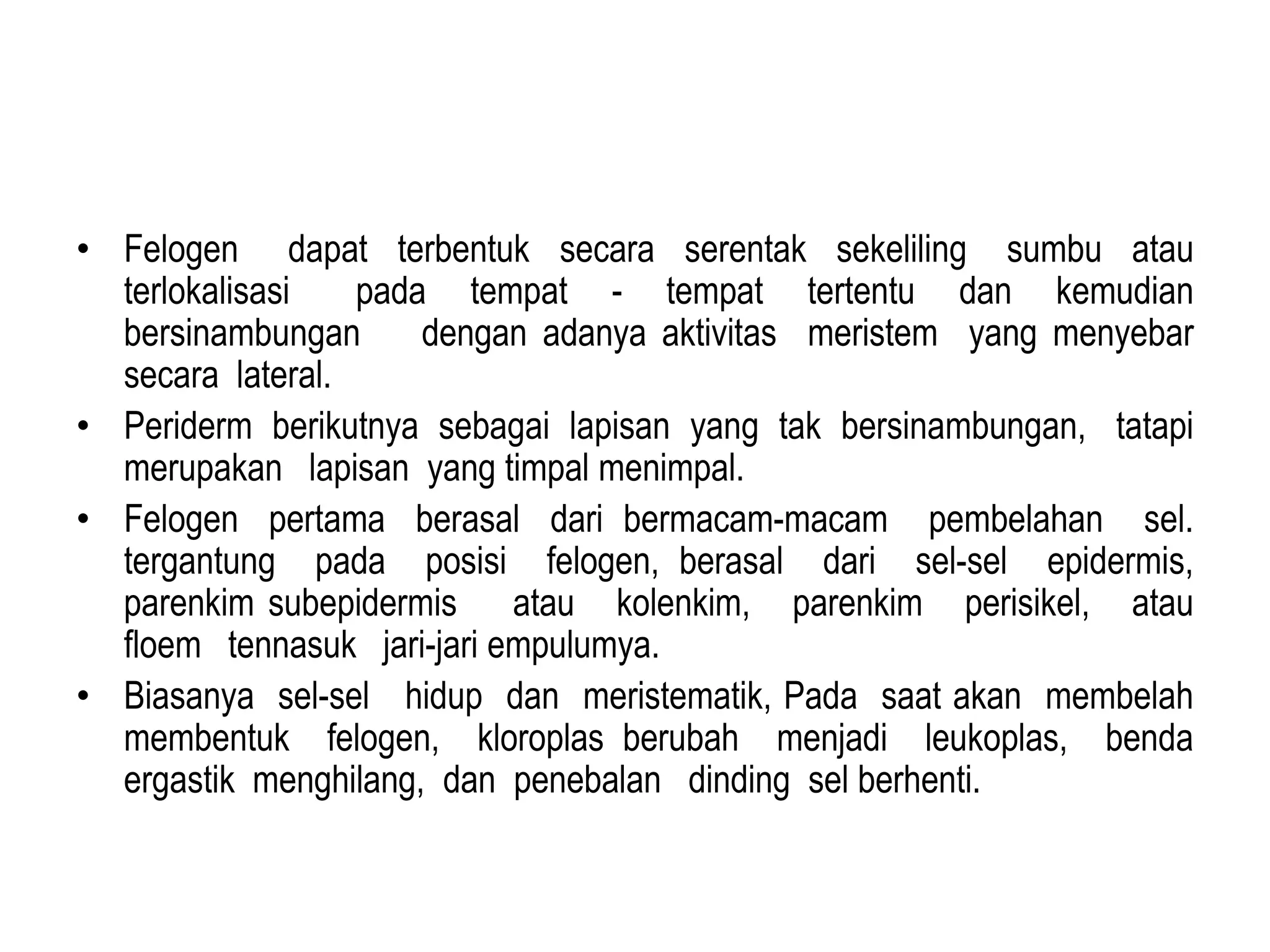 power point materi jaringan periderm pada tumbuhan | PPTX