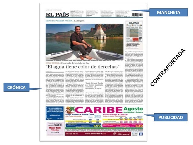 Estructura del periódico impreso.
