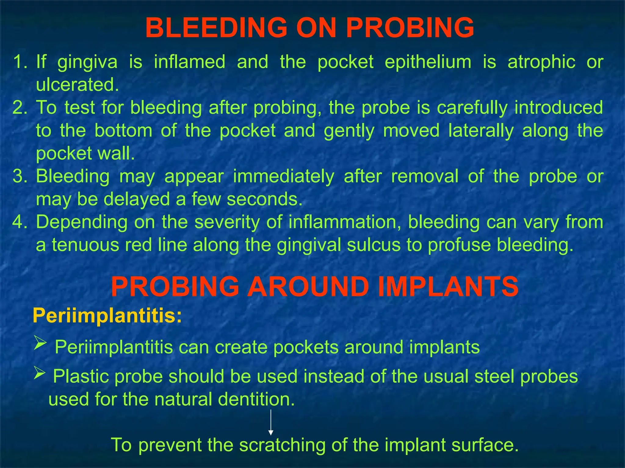 Periodontology __periodontal pocket ____ | PPT