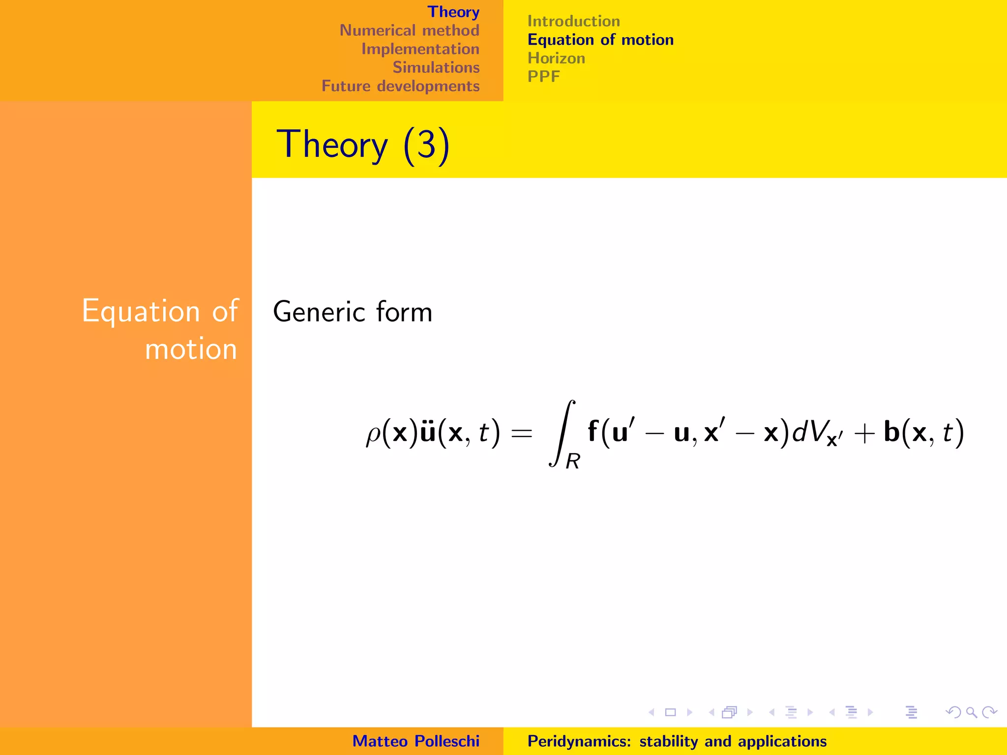 Mixed explicit-implicit peridynamic model | PDF