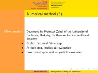 Mixed explicit-implicit peridynamic model | PDF